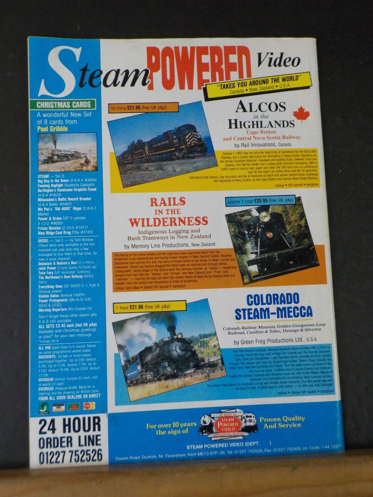 Railway Magazine 1994 December 120 mph slip wrecks Blue Peter GCR aver ...