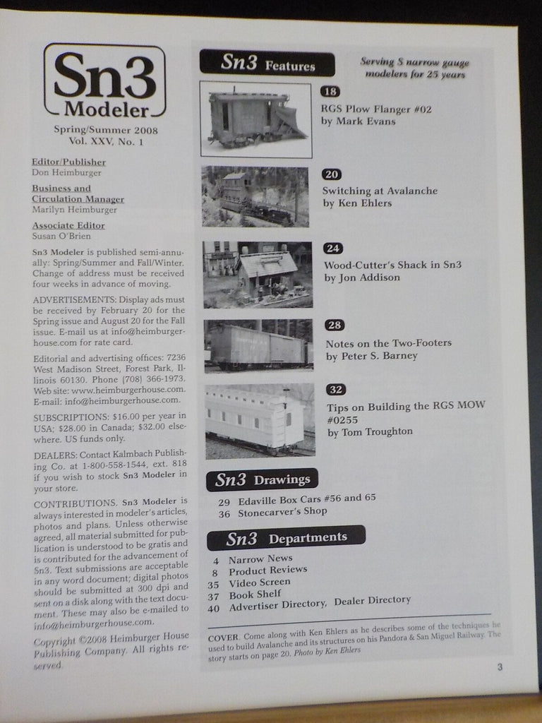 Sn3 Modeler 2008 Spring Summer RGS Plow Flanger #02 Wood-Cutter's Shac ...