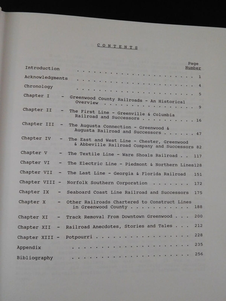 Greenwood County and Its Railroads: 1852-1992 by James H Wade Jr ...