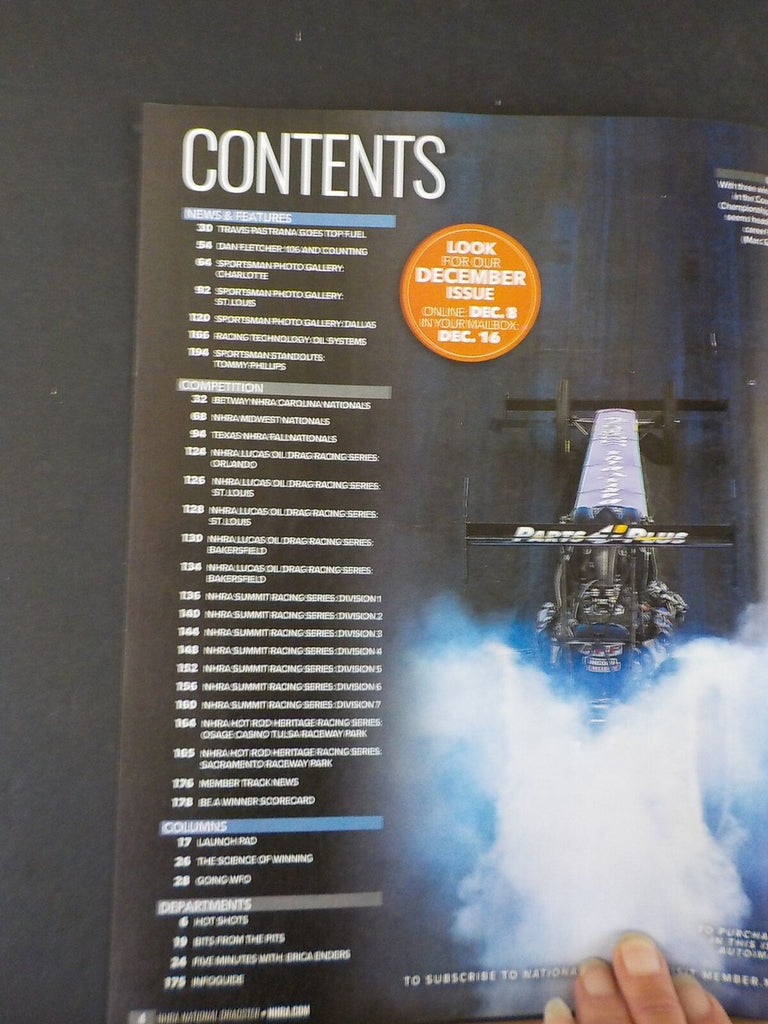 National Dragster Magazine 2022 November Unstoppable Erica Ennders Nit ...