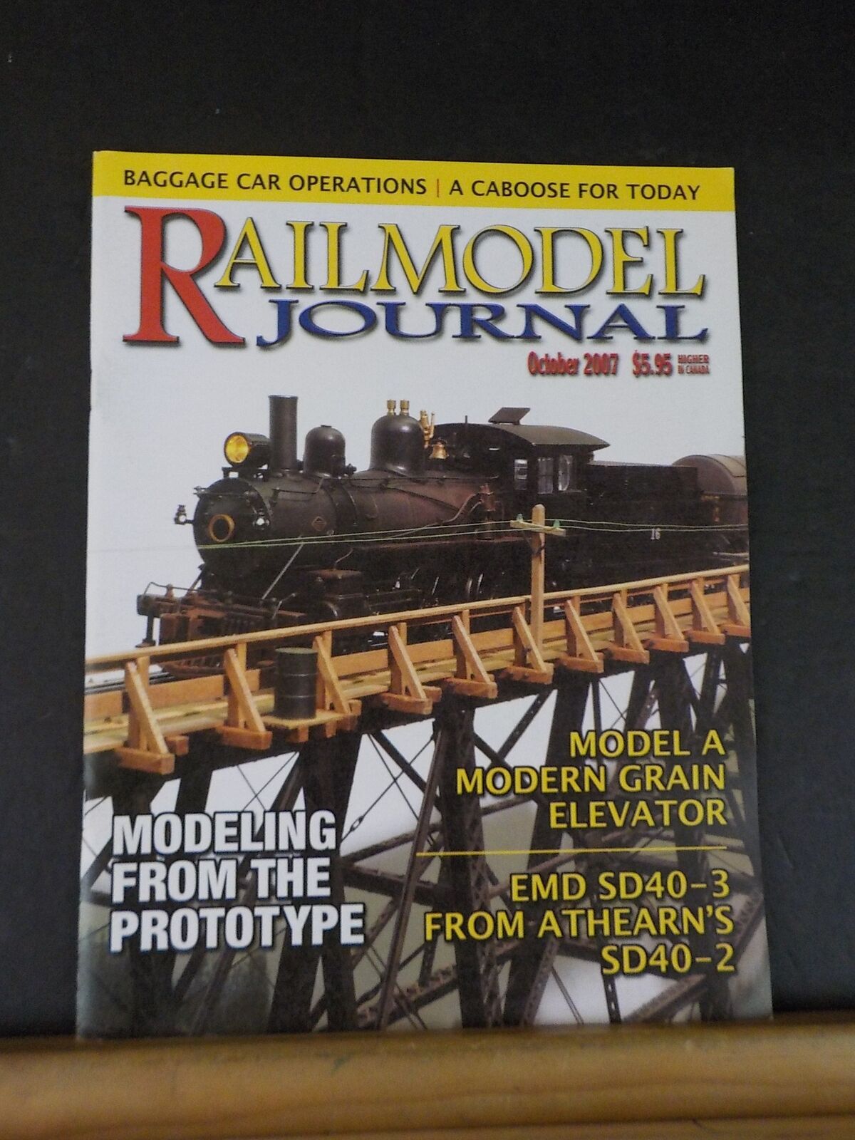 RailModel Journal 2007 October Model a Modern Grain Elevator Baggae ca ...