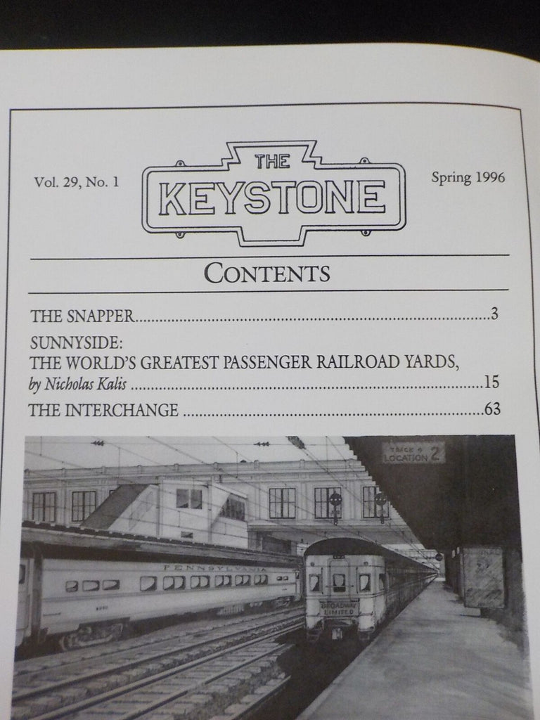 Keystone PRR T&HS Magazine 1996 Spring Sunnyside + 2 foldout sheets/pl ...