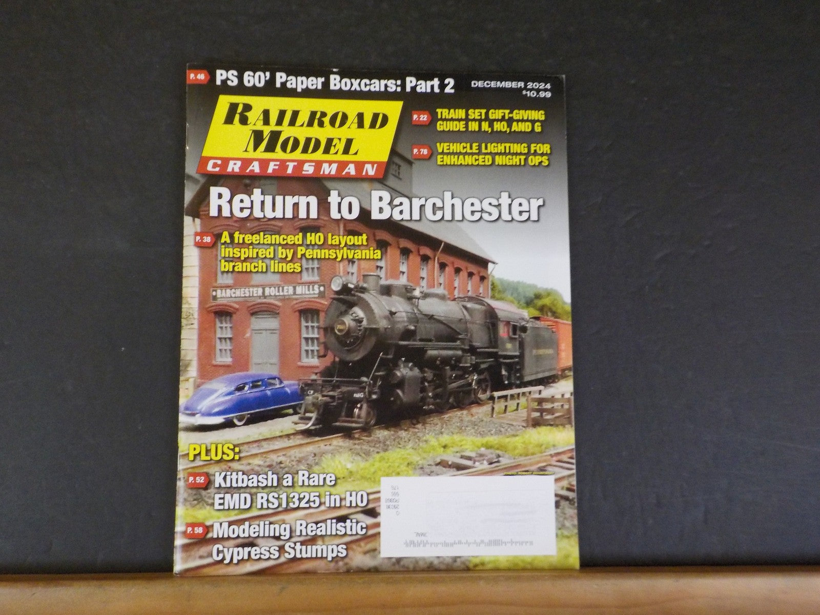 Railroad Model Craftsman Magazine 2024 December RMC Return to Barchest ...