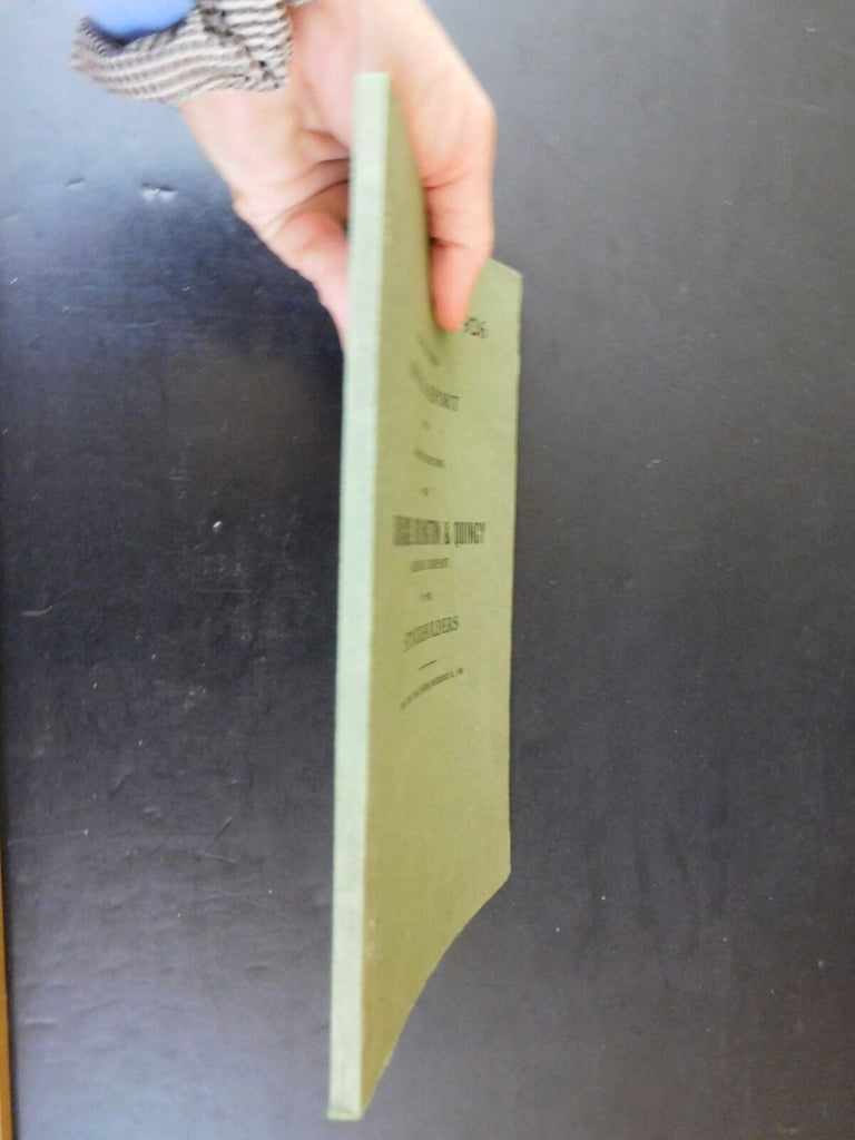 Chicago Burlington & Quincy Railroad Company Annual Report 1926 Foldou ...