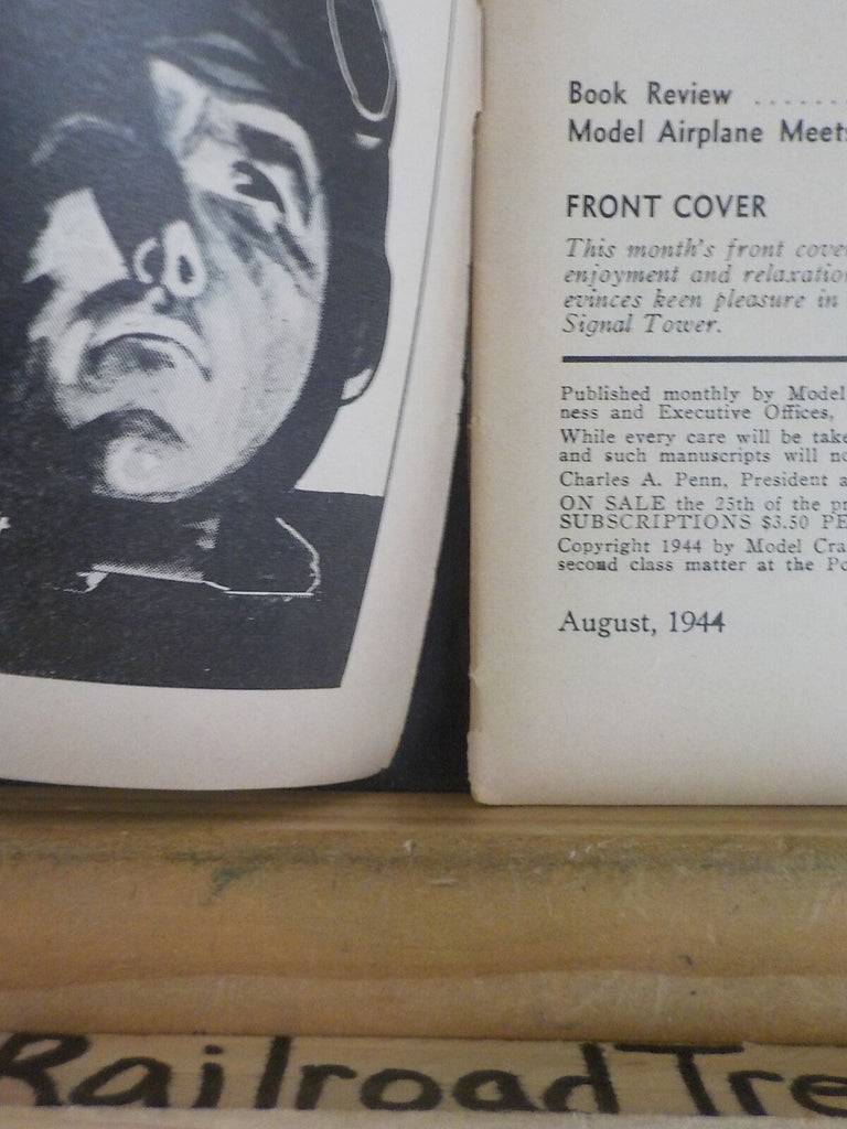 Model Craftsman RMC 1944 August Suspension bridges Royal Blue train Se ...