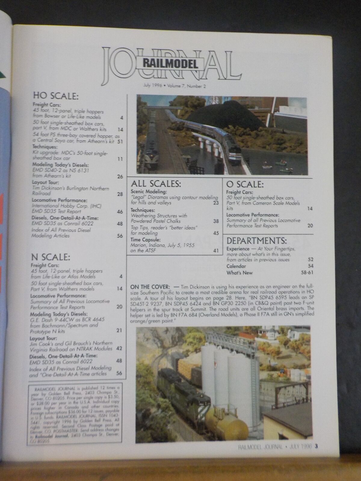 Railmodel Journal 1996 July Easy Weathering Athearn Upgrade ...