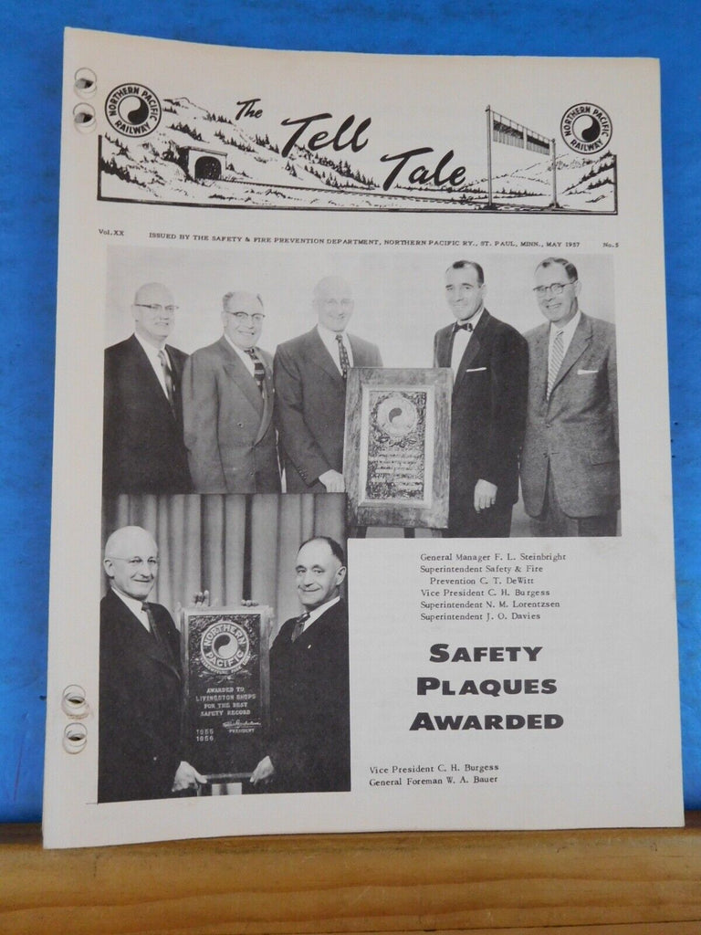 Tell Tale 1957 May Northern Pacific Employee Magazine Telltale ...