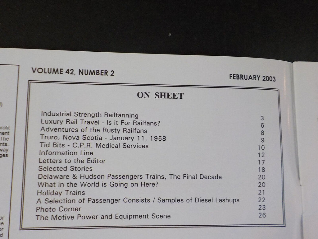 Branchline Canada’s Rail News Magazine 2003 February Industiral streng ...