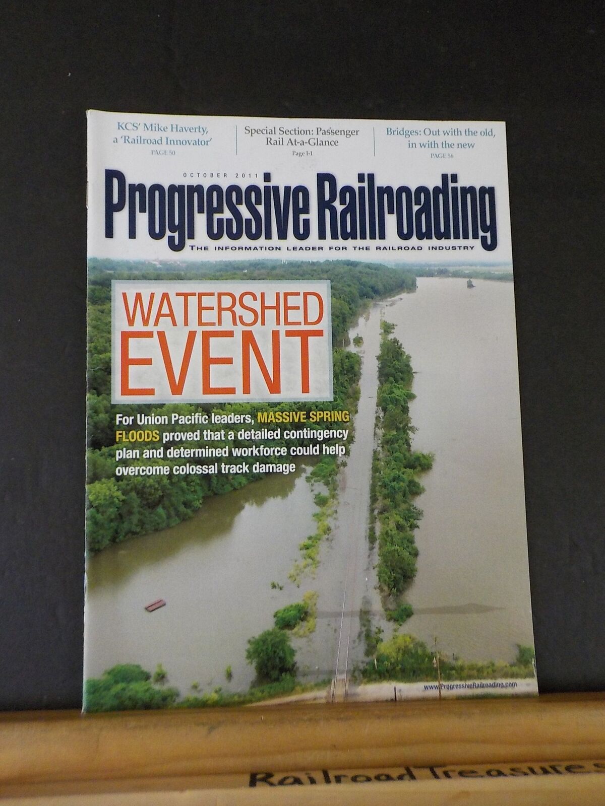 Progressive Railroading 2011 October Watershed event – RailroadTreasures