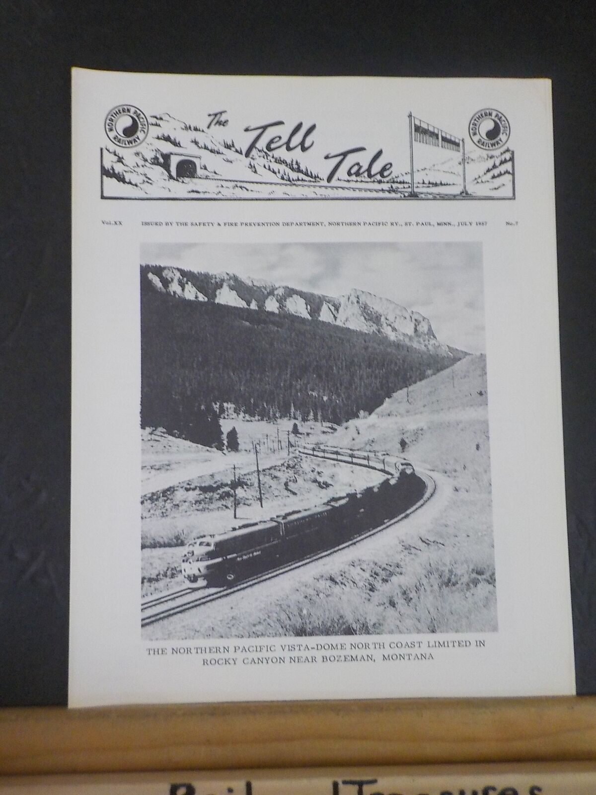 Tell Tale 1957 July Northern Pacific Employee Magazine – RailroadTreasures