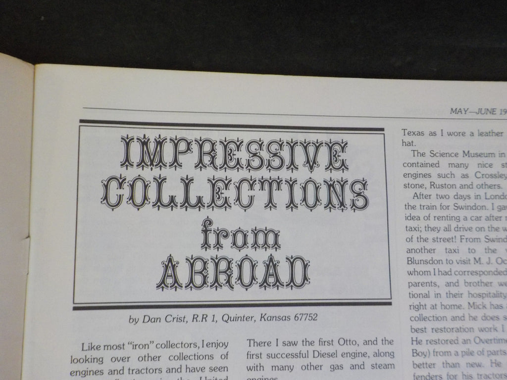 Gas Engine Magazine 1976 May June Story of the Wishram Engine ...