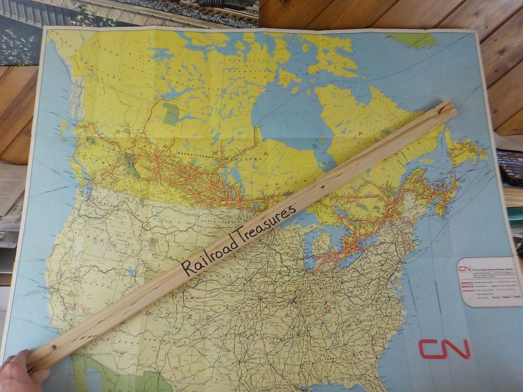 Map CN Across Canada Railway Map Canadian National 1969 – RailroadTreasures