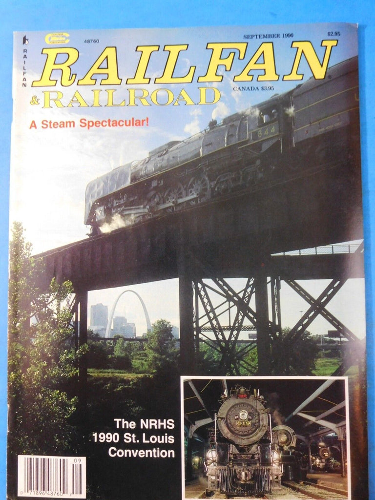 Railfan & Railroad Magazine 1990 September Steam Spectacular Steam Spi ...