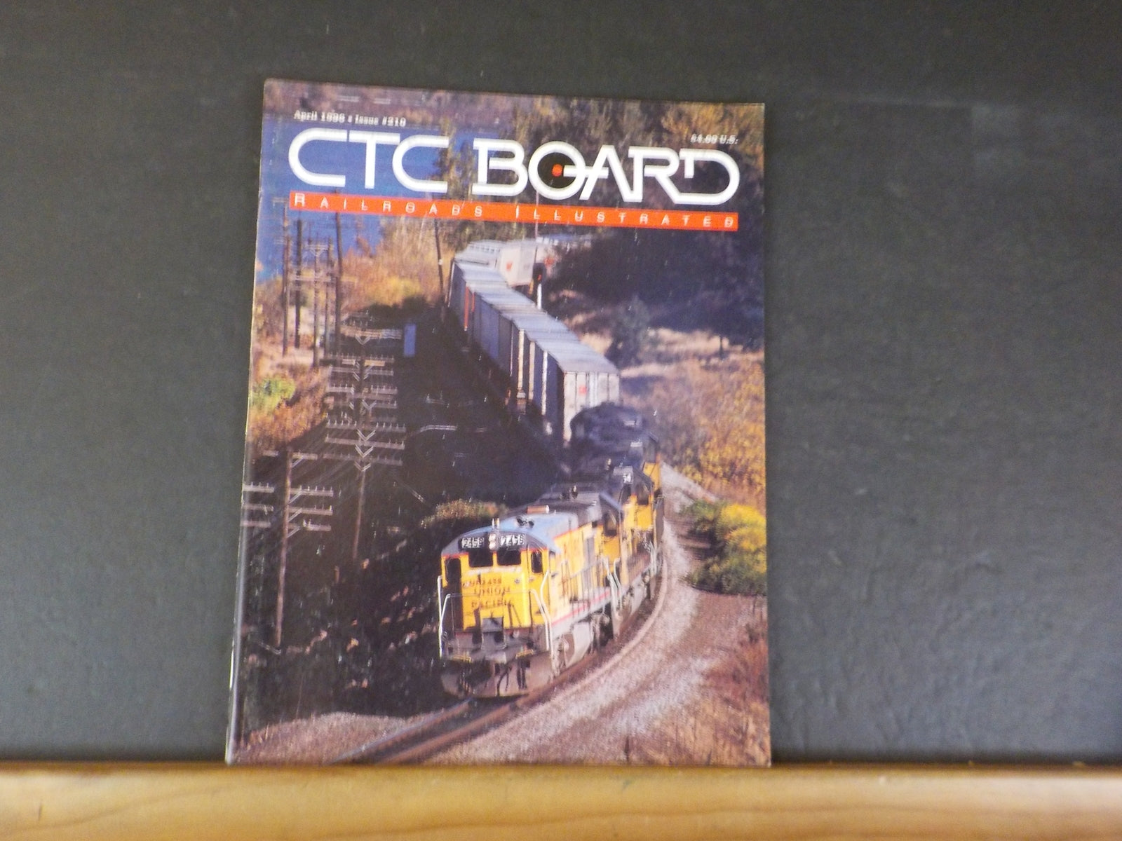 CTC Board Railroads Illustrated #210 April 1996 Railroad News Photos B ...