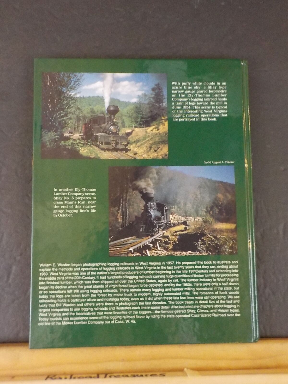 West Virginia Logging Railroads By William Warden Hard Cover 1993 108 ...