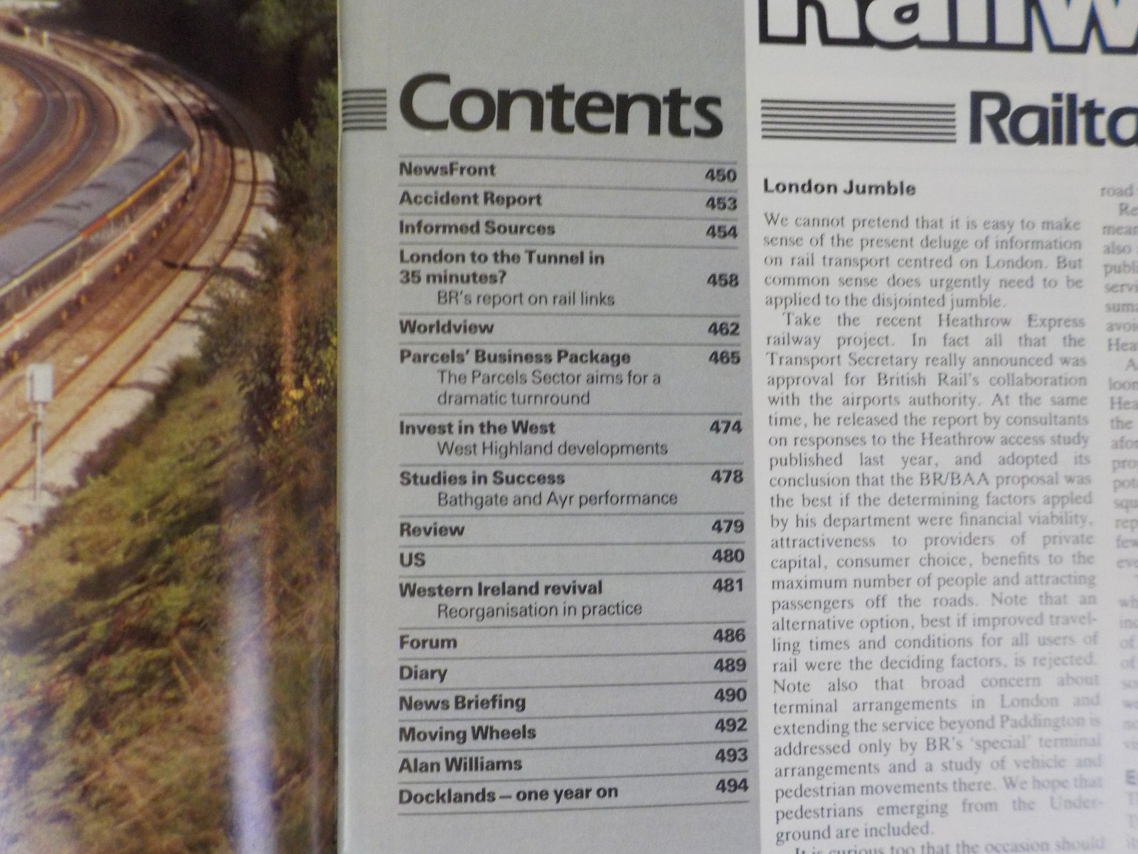 Modern Railways 1988 September Parcels Business – RailroadTreasures
