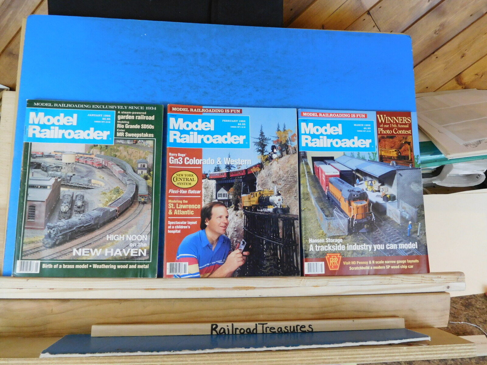 Model Railroader Magazine Complete Year 1992 12 issues Complete Year ...