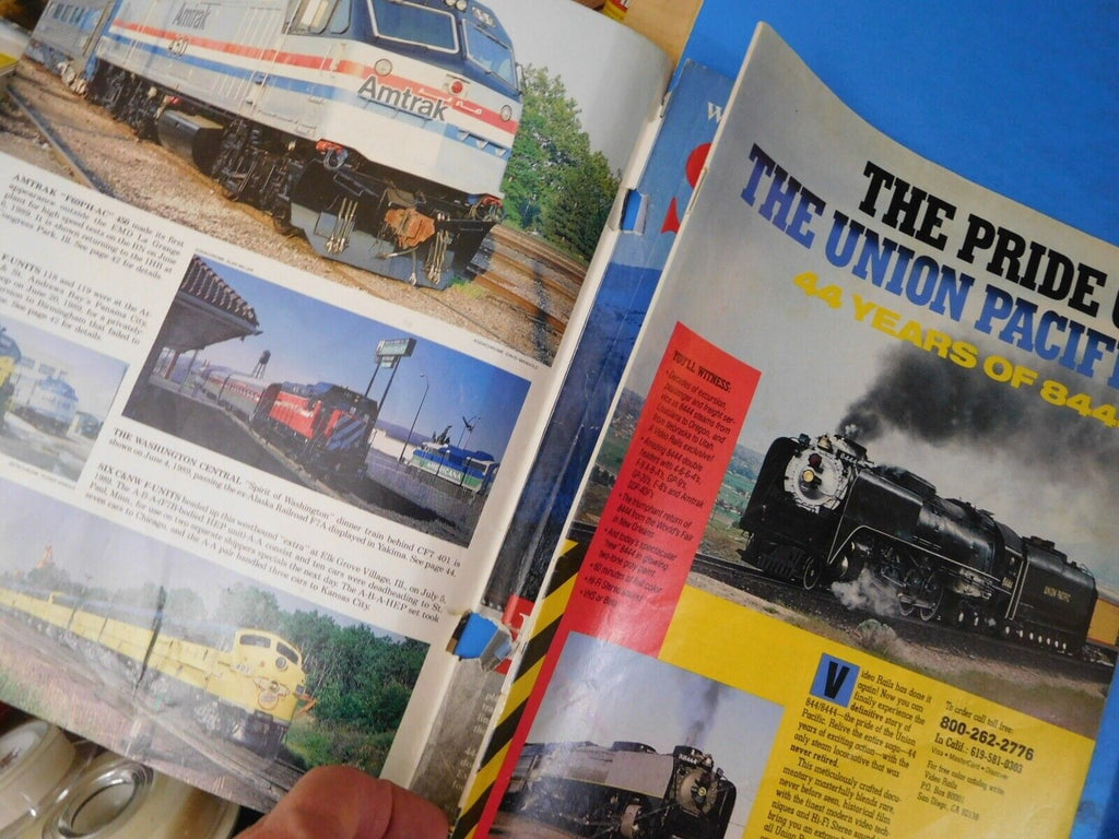 Railfan & Railroad Magazine Complete Year 1989 12 issues ...