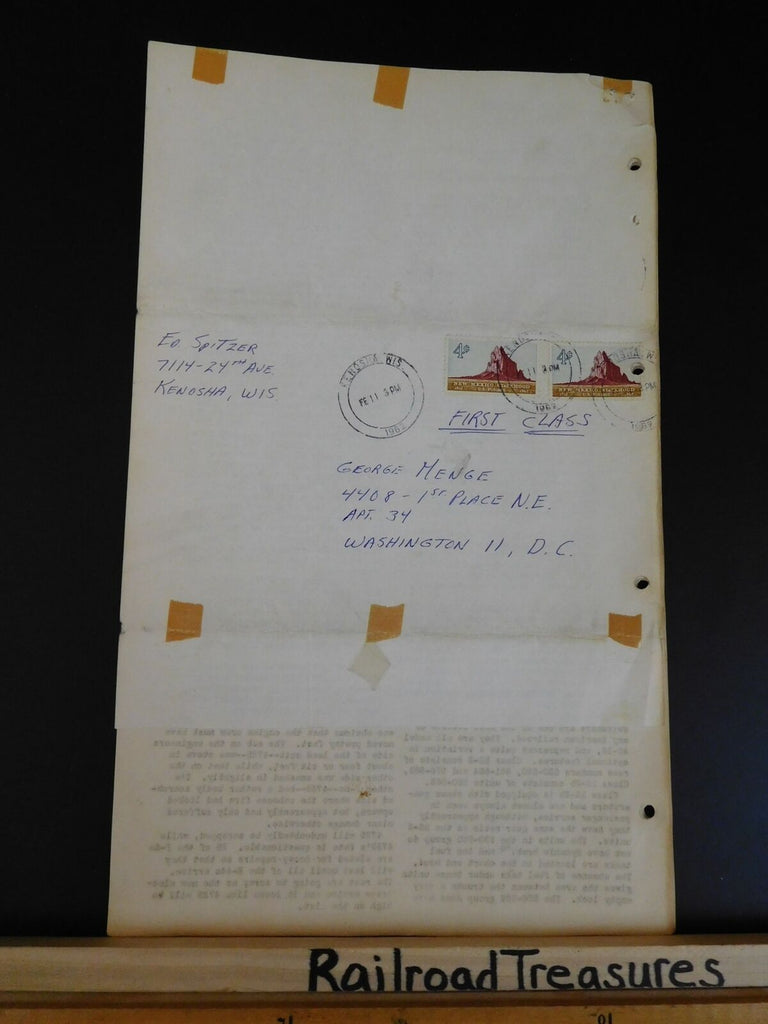 Extra 2200 South 1962 January New Haven Bankruptcy Augusta Railroad ...