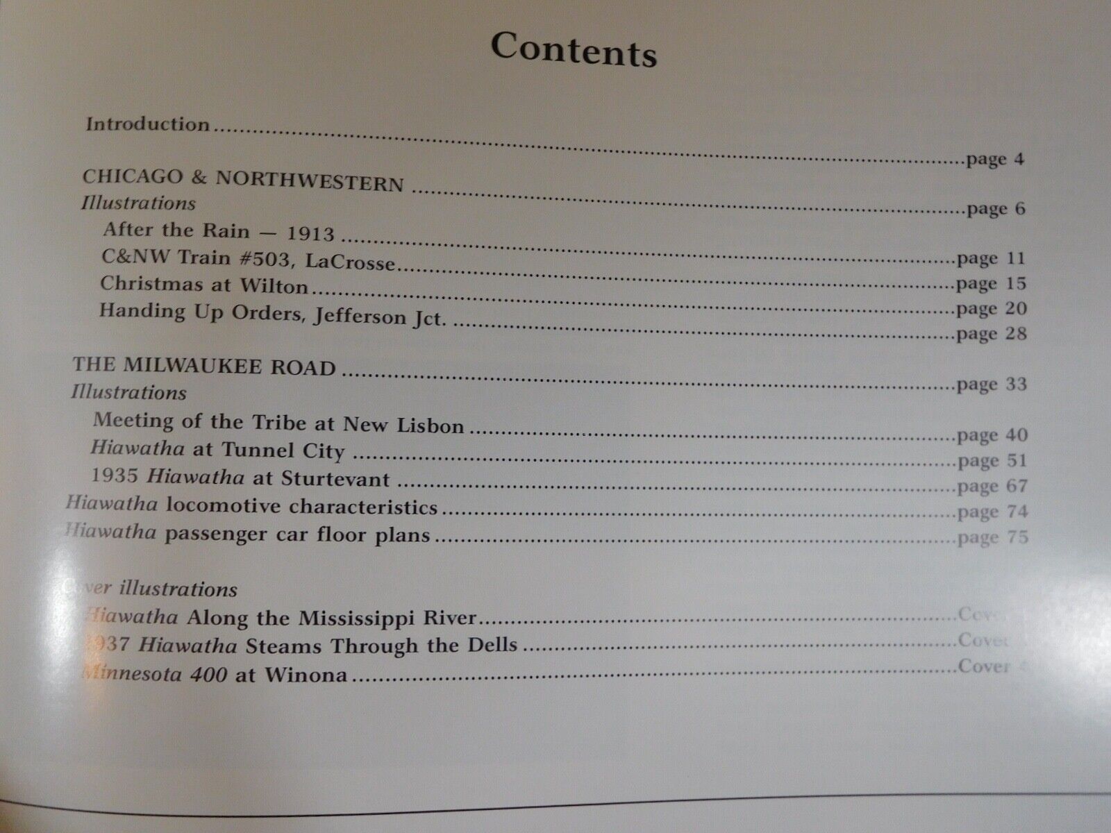 Chicago & NorthWestern - Milwaukee Road Pictorial by Russ Porter ...