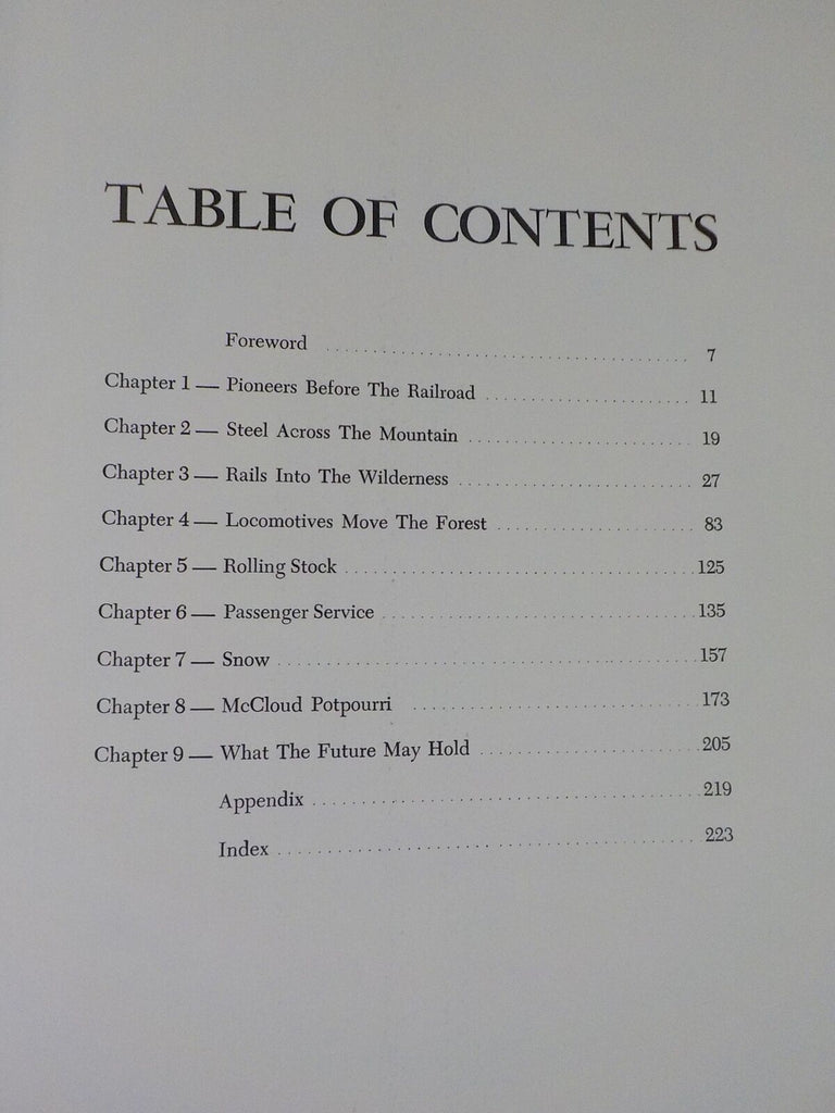 Pine Across the Mountain California’s McCloud River Railroad Robert Ha ...