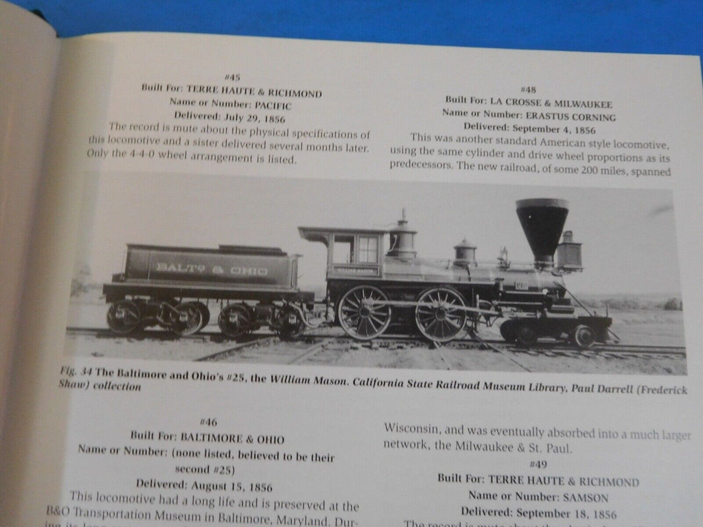 Mason Steam Locomotives By Arthur W Wallace DJ 2004 – RailroadTreasures
