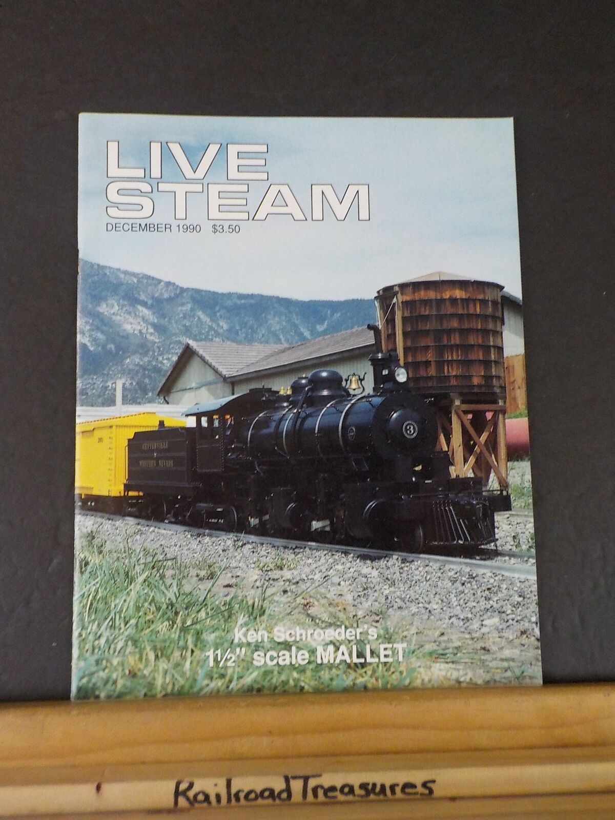 Live Steam Magazine 1990 December 1 1/2" Scale Mallet Boilers Steam Mi ...