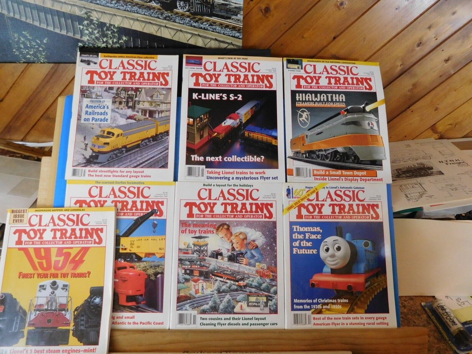 Classic Toy Trains Complete Year 1995 7 Issues – RailroadTreasures