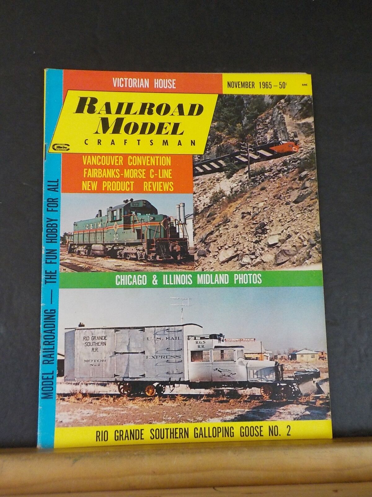 Railroad Model Craftsman Magazine 1965 November RGS Galloping Goose #2 ...