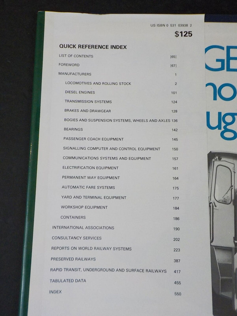 Jane’s World Railways and Rapid Transit Systems 1980-81 – RailroadTreasures