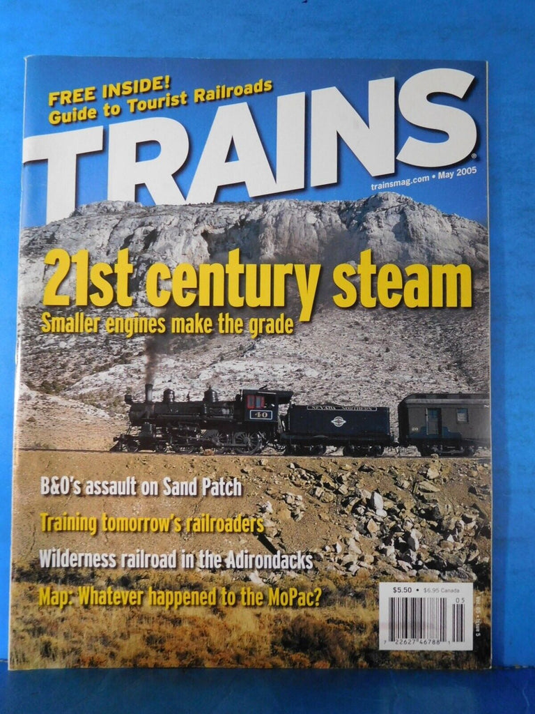 Trains Magazine 2005 May 21st century steam Sand Patch MoPAc ...