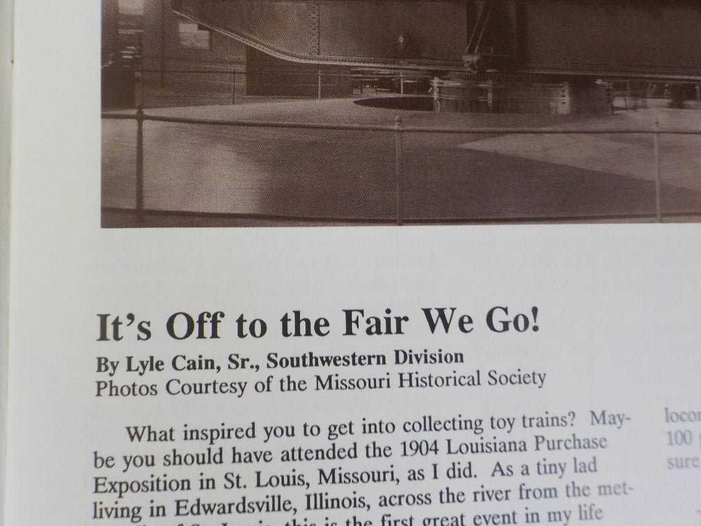 TTOS Bulletin Vol 25 #2 1990 May Toy Train Operating Society ...