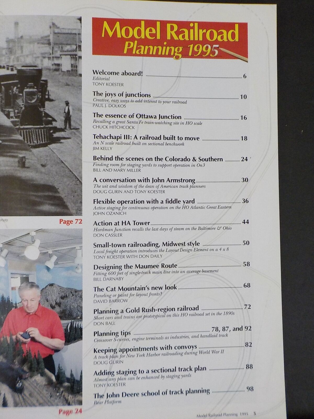 Model Railroad Planning 1995 Modeling Junctions Tehachapi John Armstro ...