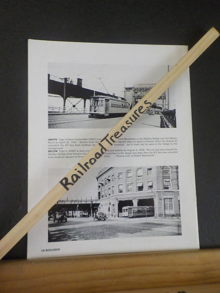 Rollsign Magazine of New England Transit News 2001 September October M ...