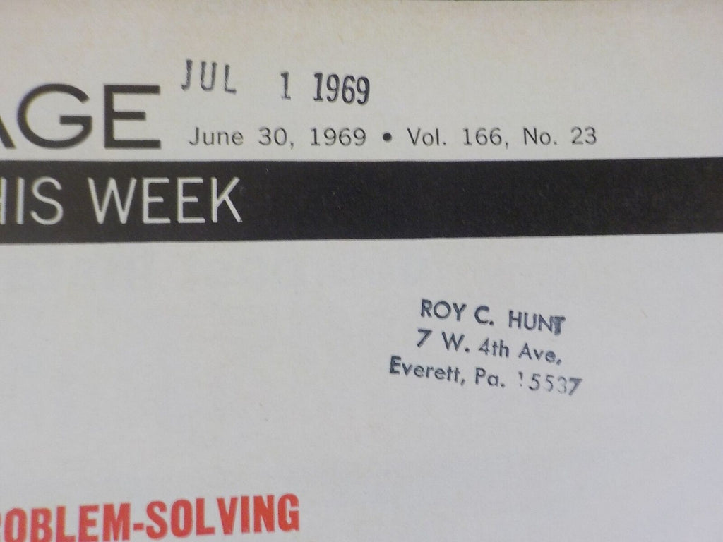 Railway Age 1969 June 30 Freight traaffic issu Problem solving in the ...