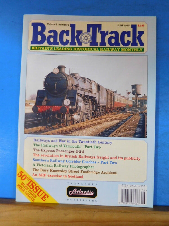 Back Track Magazine 1995 June Britain Railway History – RailroadTreasures