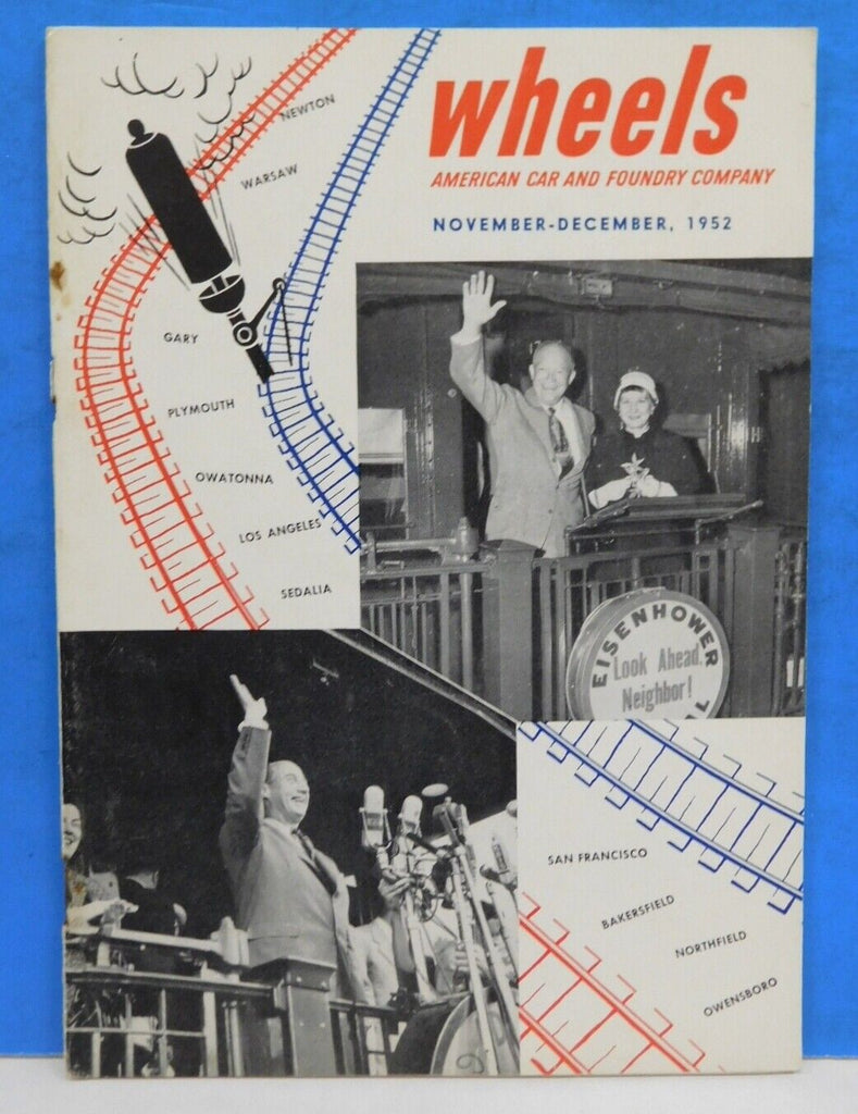 Wheels 1952 November December American Car & Foundry – RailroadTreasures