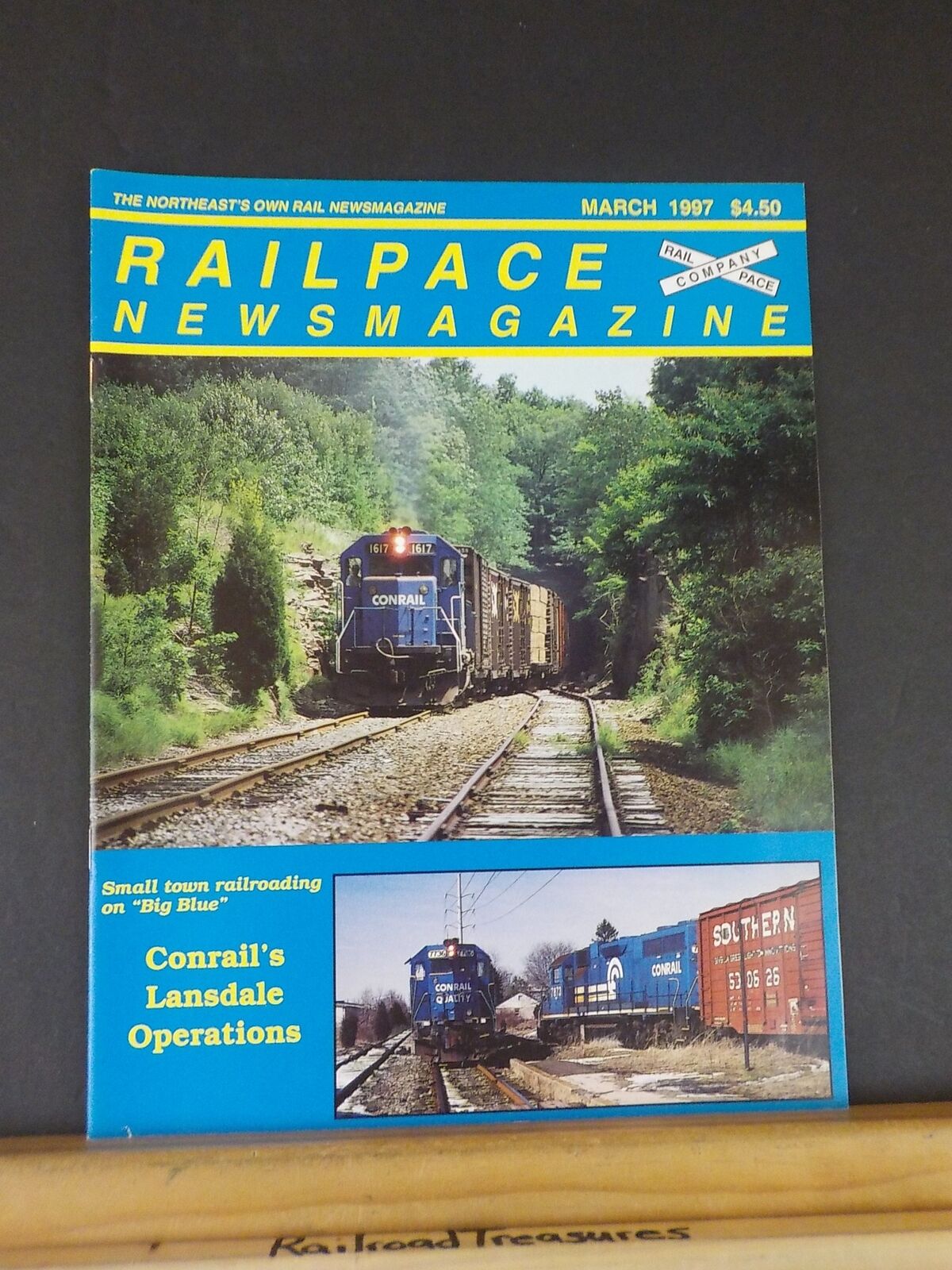 Rail Pace News Magazine 1997 March Railpace Conrail Lansdale Eastrail ...