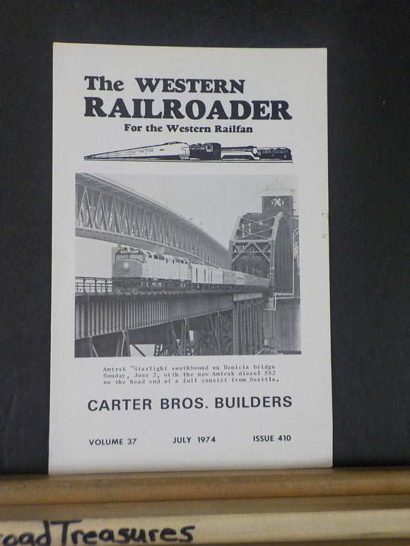 Western Railroader #410 Carter Brothers Builders short news notes ...