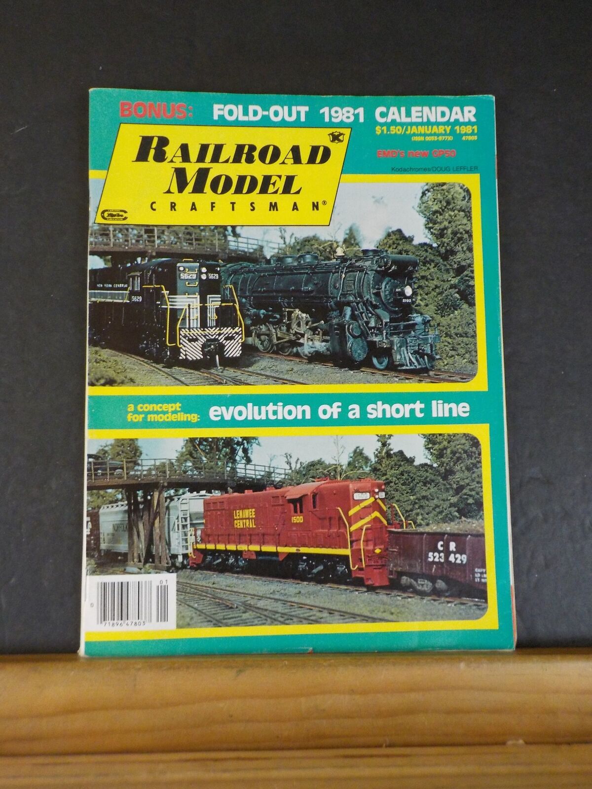 Railroad Model Craftsman Magazine 1981 January RMC Evoltuion of a shor ...