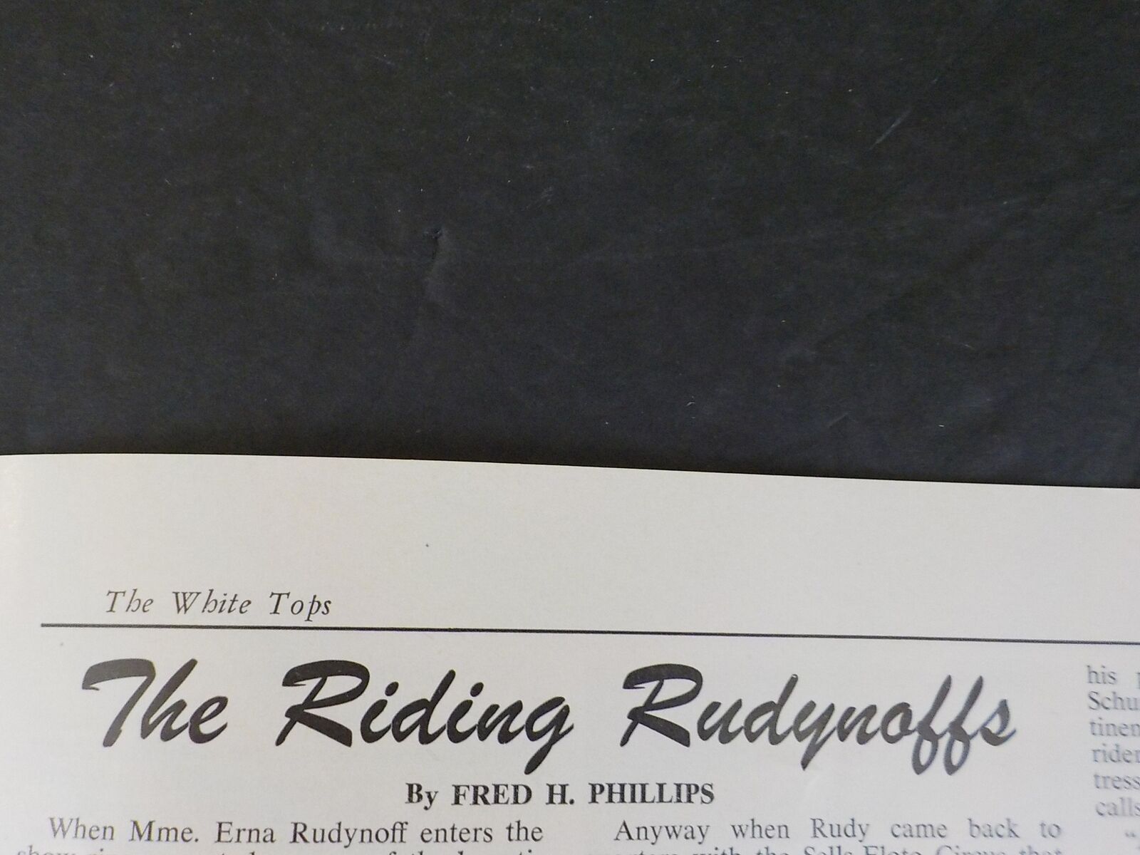 White Tops Circus Magazine 1953 March April Bertram Mills Circus ...