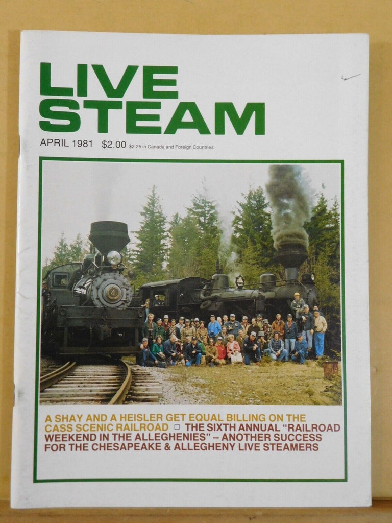 Live Steam Magazine 1981 April Bending Steel Shapes and Bar Stock with ...