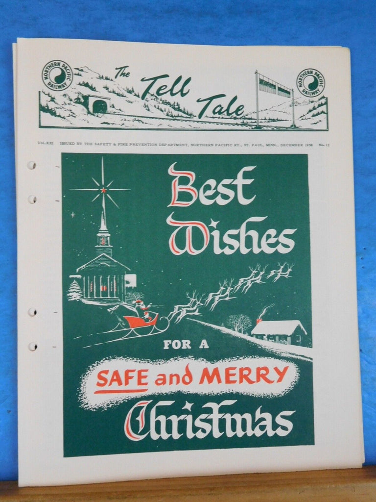 Tell Tale 1958 December Northern Pacific Employee Magazine Telltale ...