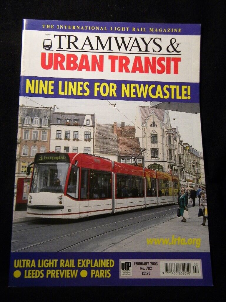 Tramways & Urban Transit 2003 February Newcastle Ultra light rail expl ...