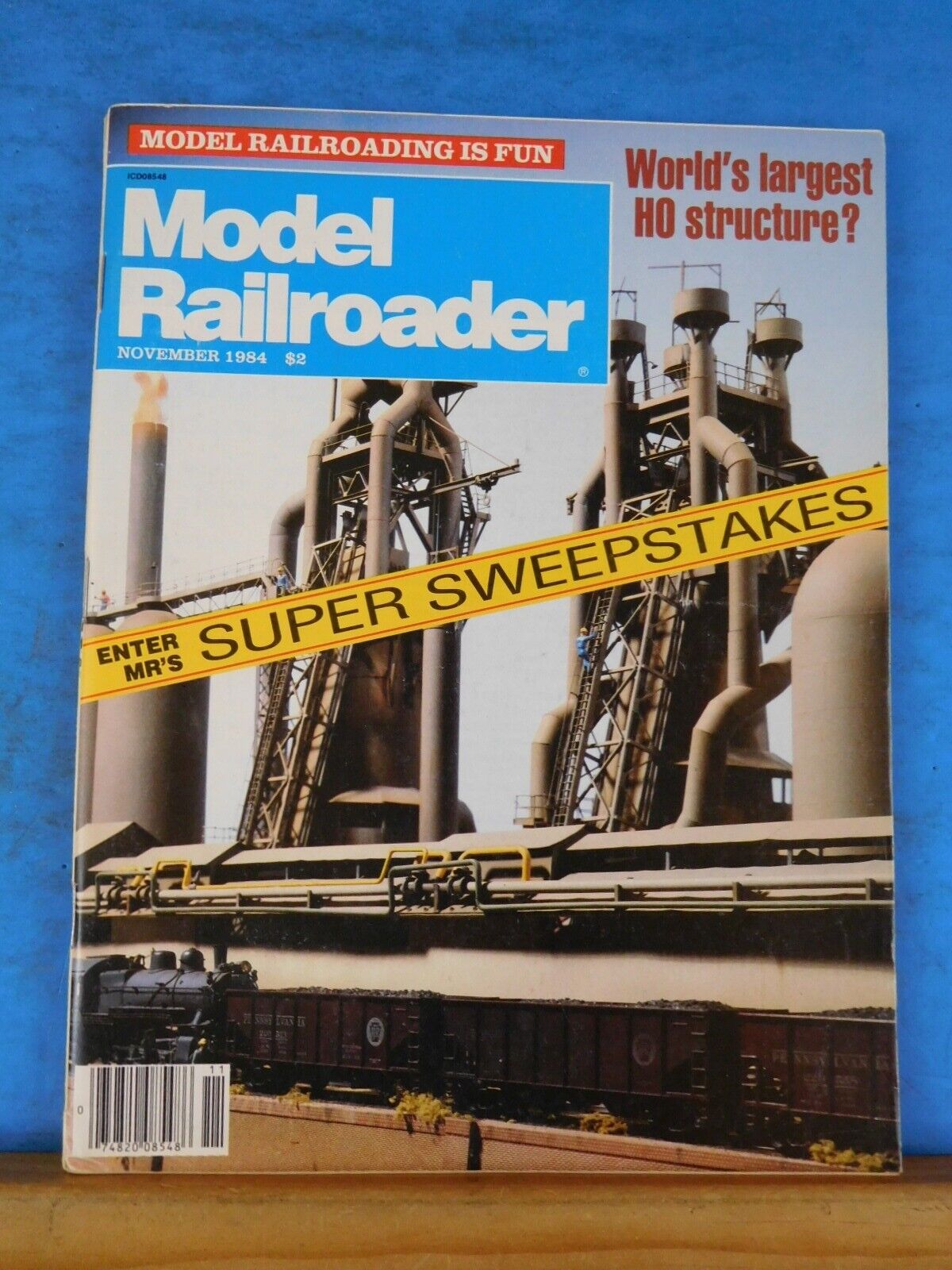 Model Railroader Magazine 1984 November World's largest HO Structure ...