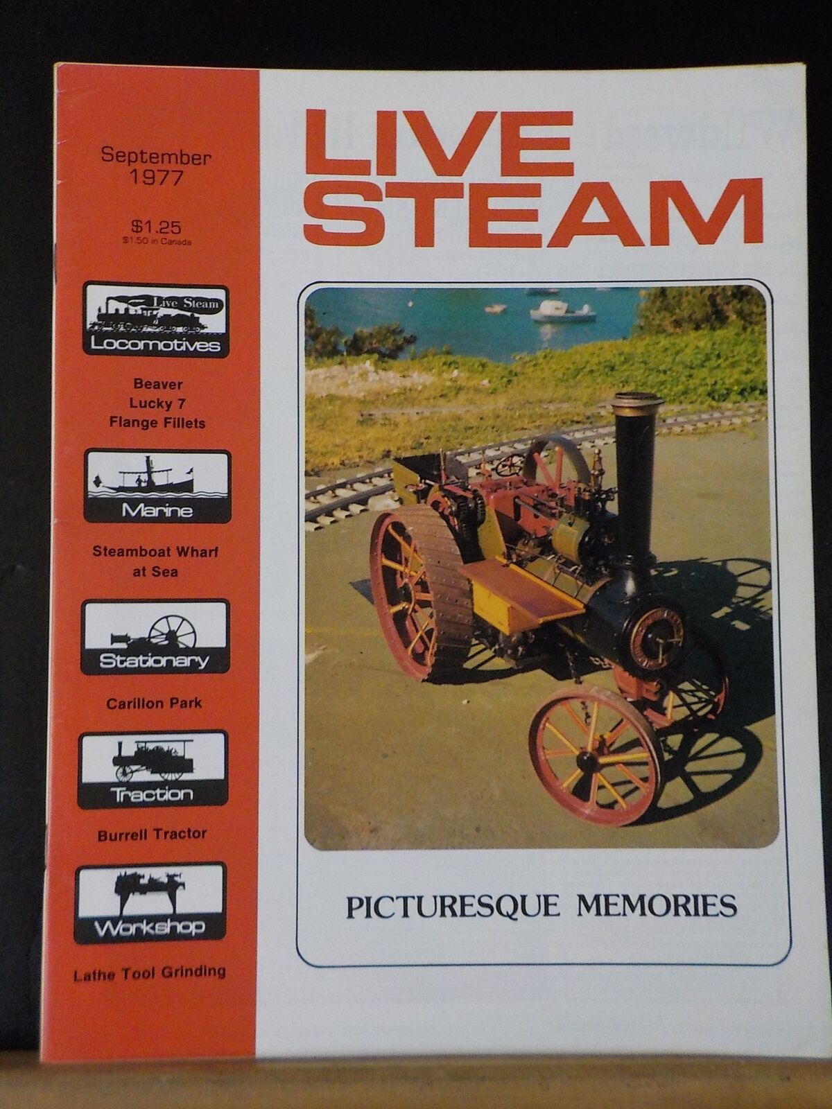 Live Steam Magazine 1977 September Picturesque memories – RailroadTreasures
