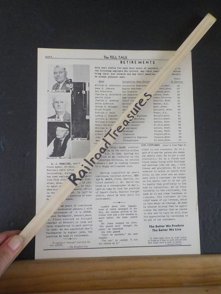 Tell Tale 1950 February Northern Pacific Employee Magazine ...
