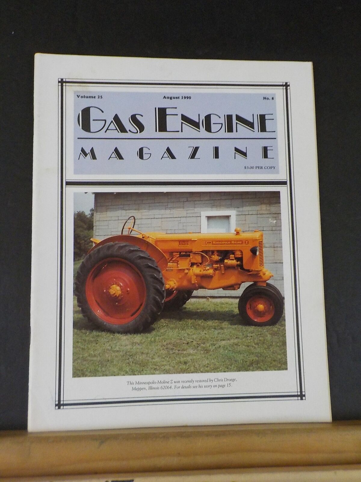 Gas Engine Magazine 1990 August The Z tractor Donkey Engine ...
