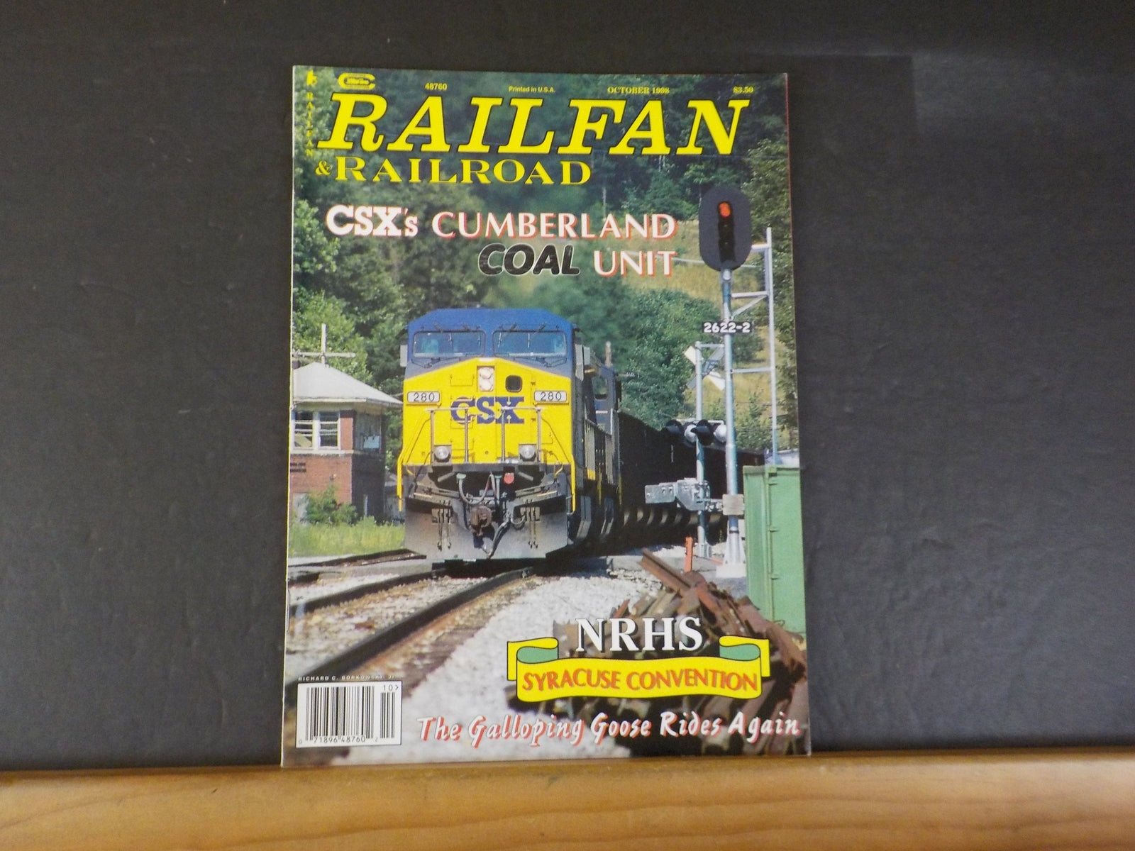 Railfan & Railroad Magazine 1998 October CSX’s Cumberland Coal Unit ...