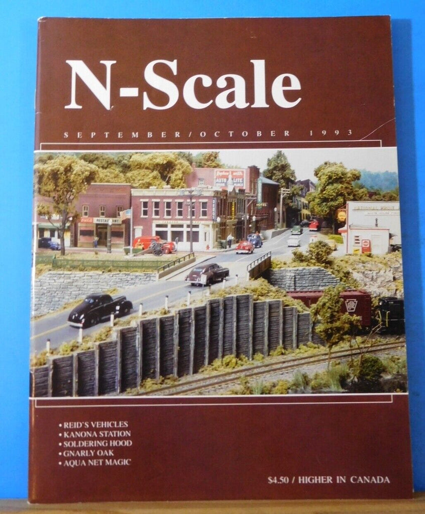 N Scale Magazine 1993 September October Aqua Net Magic – RailroadTreasures